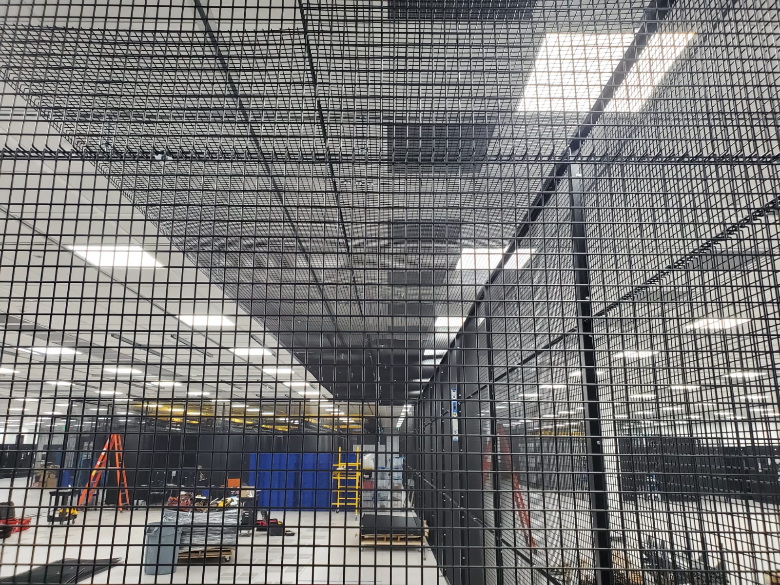 Secure Data Server Cage Installation - Critical Site Construction