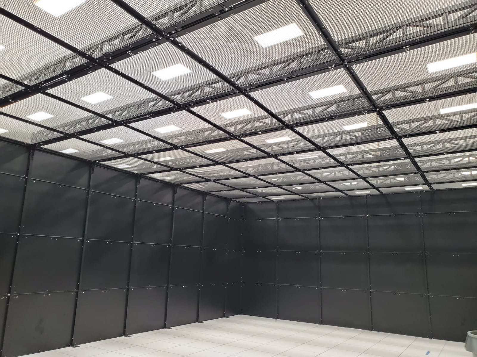 Secure Data Server Cage Installation - Critical Site Construction